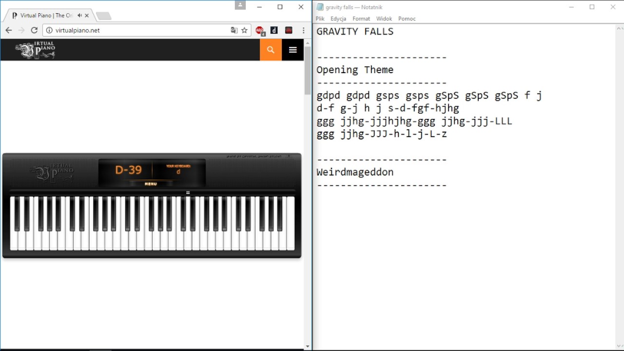 Roblox Piano Sheet Gravity Falls Centricnbvmb