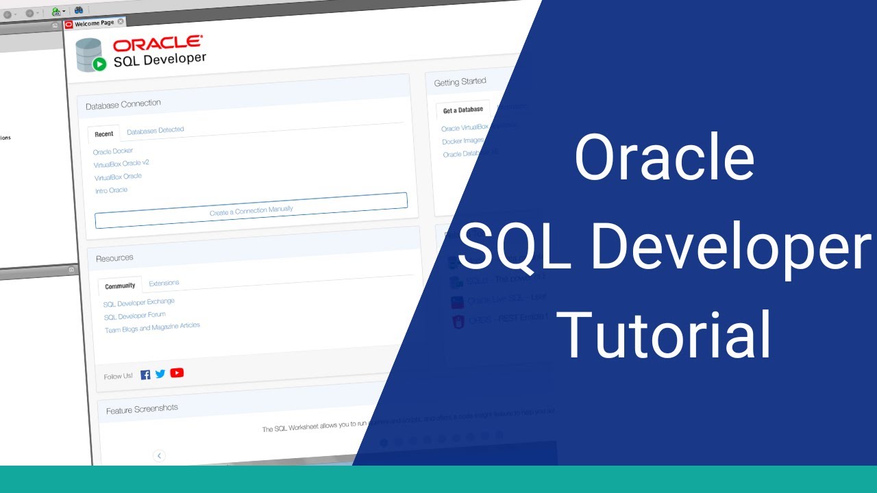 Oracle Sql Developer Tutorial Feature Demonstration Youtube