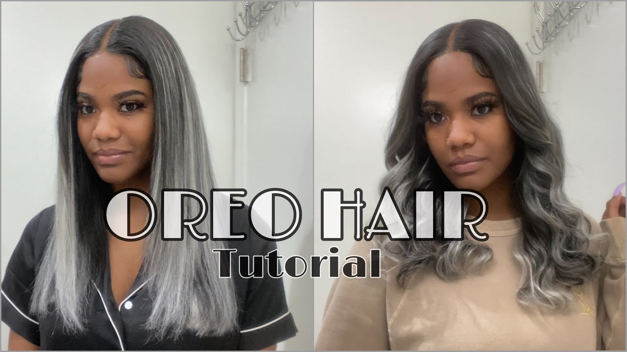 How To L Platinum Blonde Highlights L Oreo Trend Ft Afsisterwig Youtube