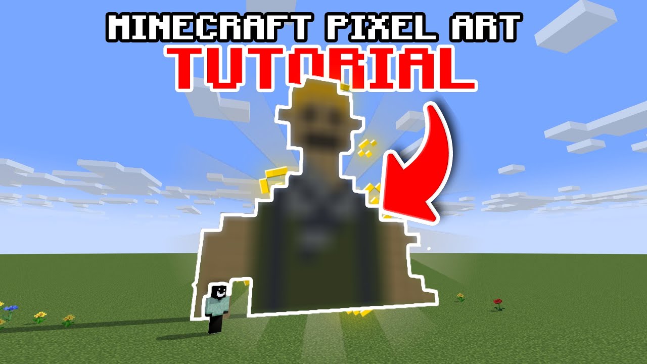Minecraft Pixel Art Tutorial Youtube