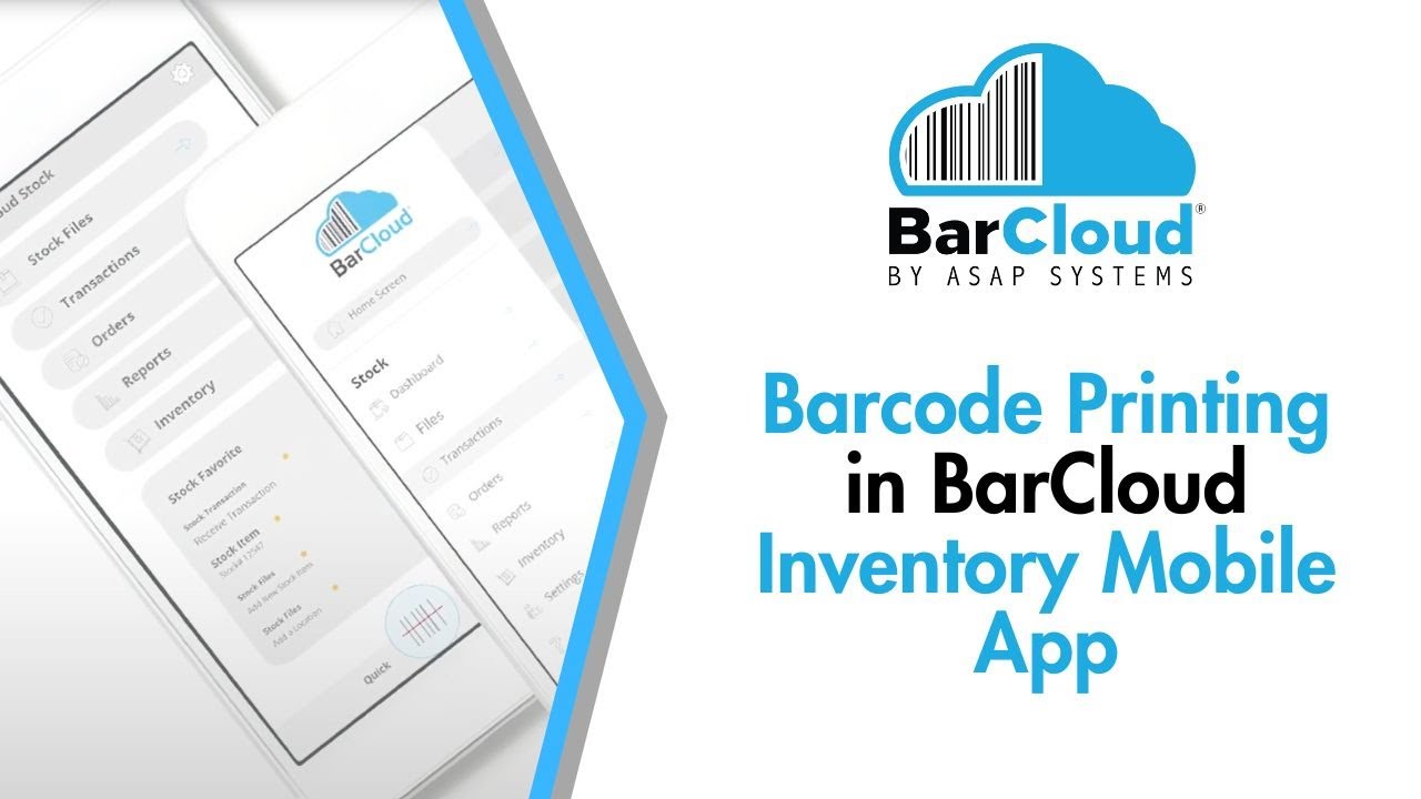 New Barcode Printing Feature In Barcloud Inventory Management Mobile