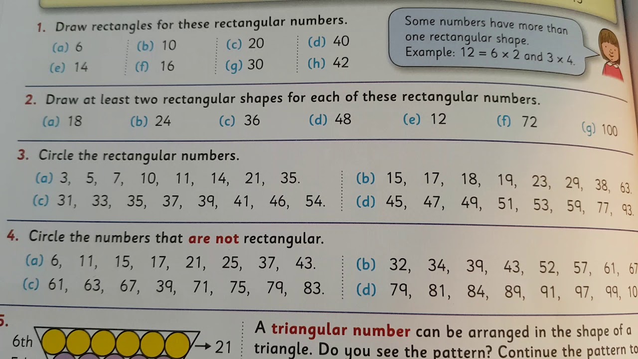 Rectangular Pattern Numbers At Rick Weiss Blog