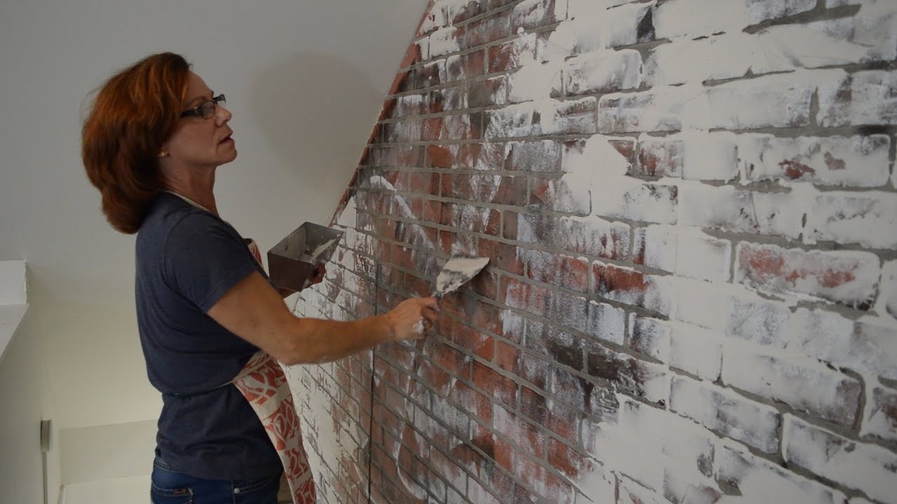 German Mortar Smear Brick Technique