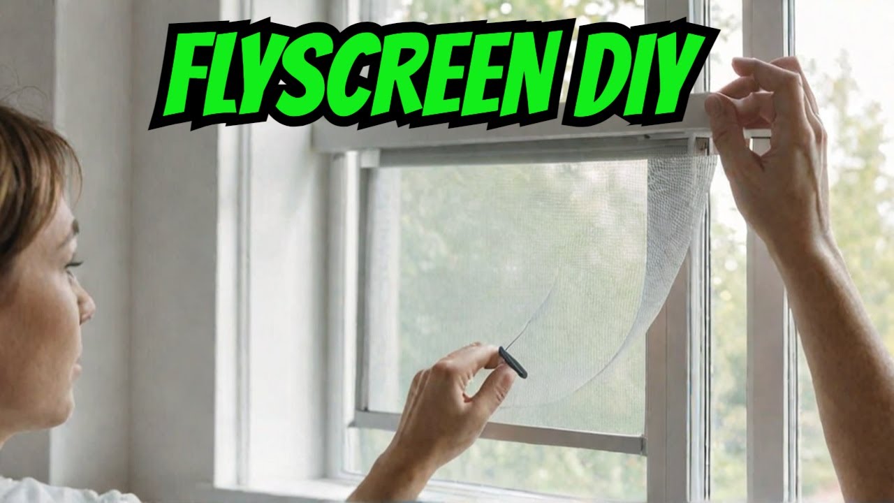 How To Install Fly Screens Diy Fly Screen Installation Youtube