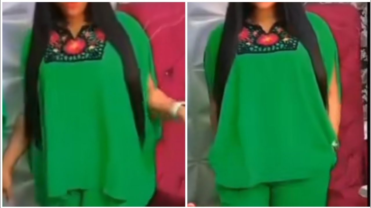 Easier Way To Cut And Sew Cape Top Youtube