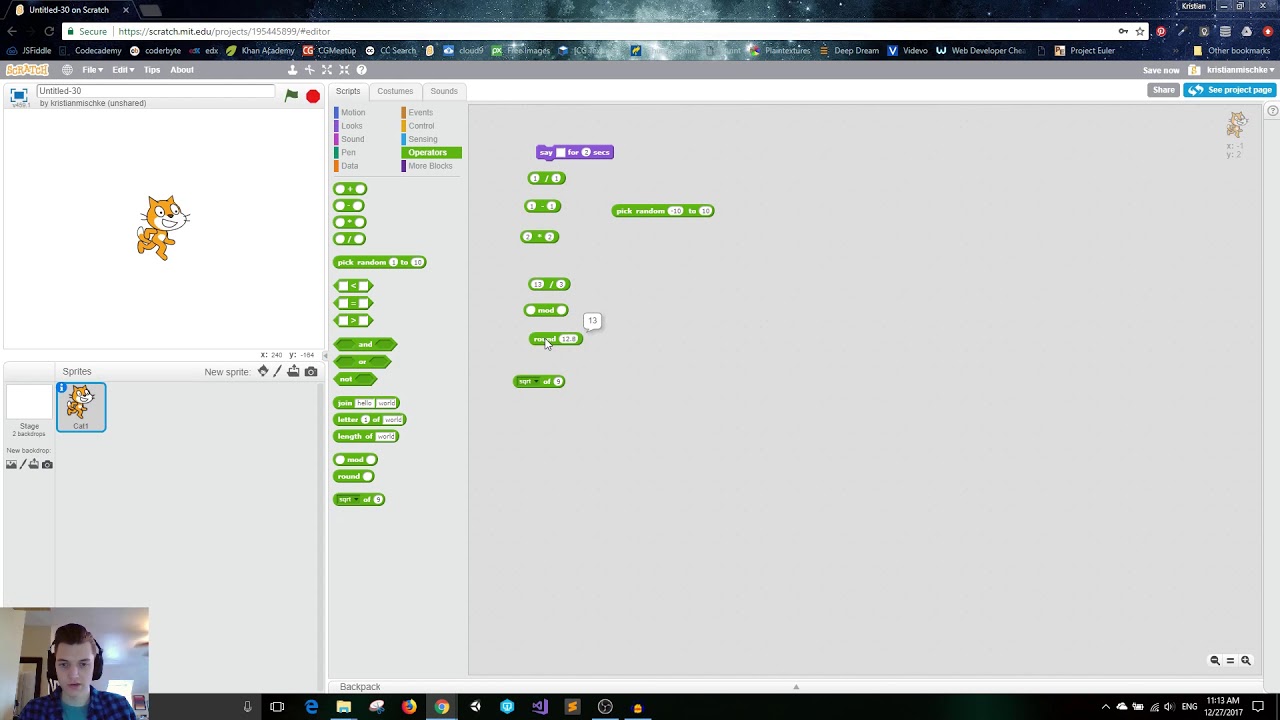 Scratch Programming Math Operations Youtube