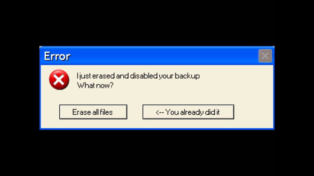 Funny Error Messages Youtube