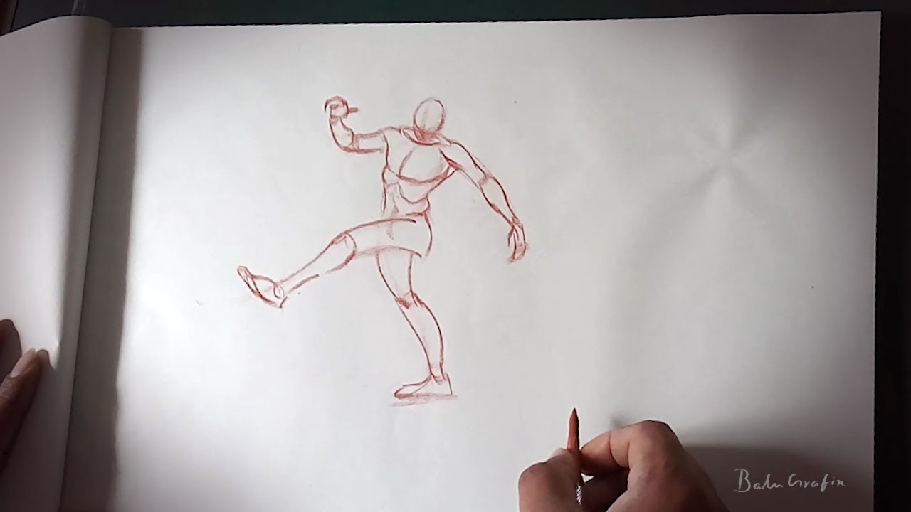 How To Draw Gesture Drawing Quick Sketch 005 Real Time Youtube