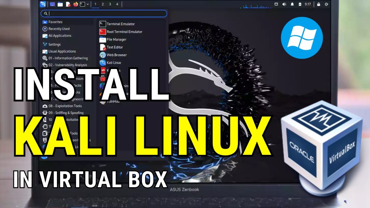 Kali Linux Install Setup In Virtualbox Beginner S Guide Youtube