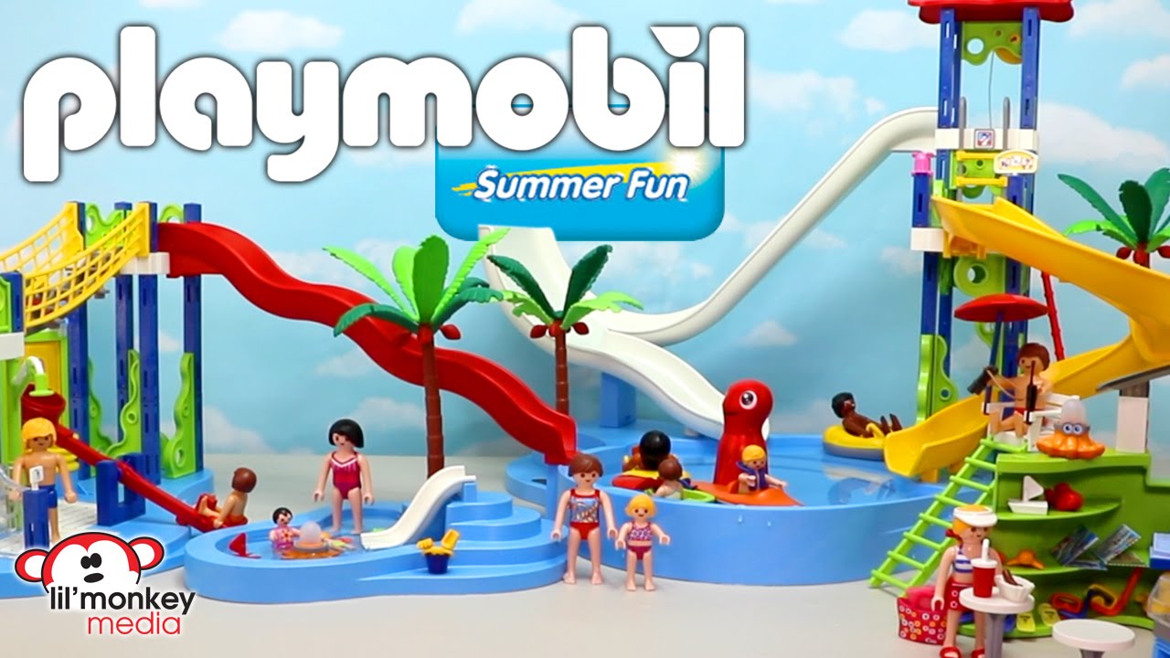 Playmobil Summer Fun Waterpark Collection Youtube