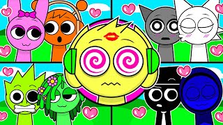 All Sprunki Couples Unlocked Sprunki Kissing Mod Sprunki Update Mp3 ...