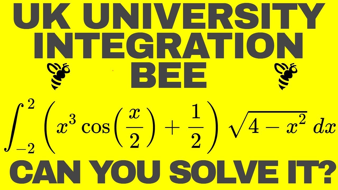 Uk Integration Bee Sample 10 Youtube