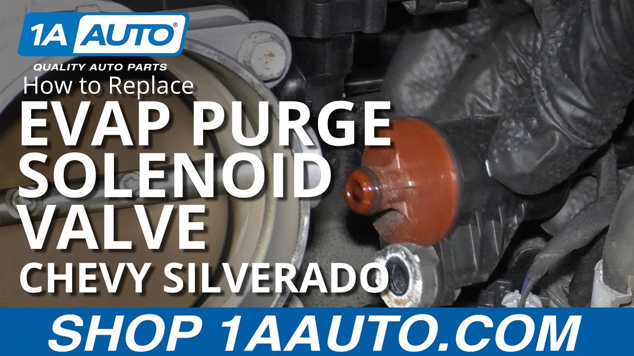 How To Replace Evap Purge Solenoid Valve 2014 19 Chevy Silverado 1a Auto