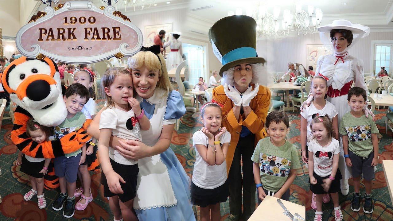 Walt Disney World Vacation Epcot And 1900 Park Fare Character Dining