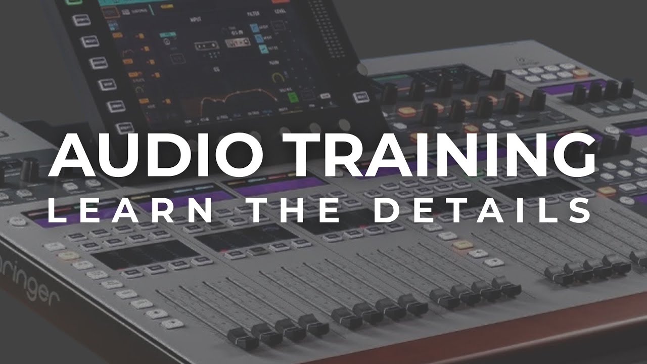 Training 2 Audio Workflow Youtube