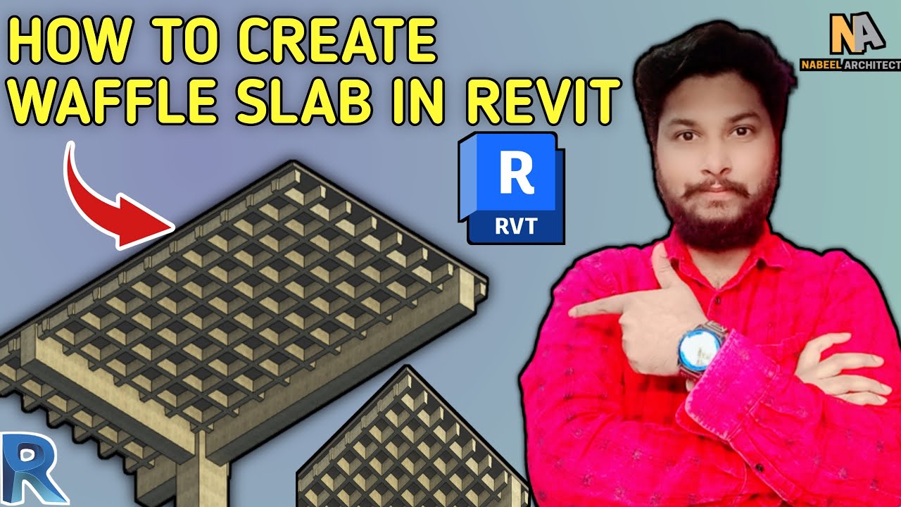 How To Create Waffle Slab In Revit Tutorial Urdu Hindi 2023 Youtube