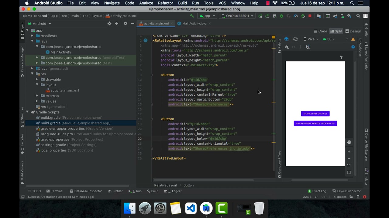 Sharedpreferences Y Encryptedsharedpreferences Android Studio Youtube
