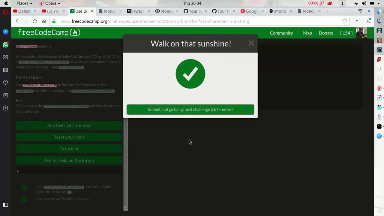 Freecodecamp Basic Javascript Youtube