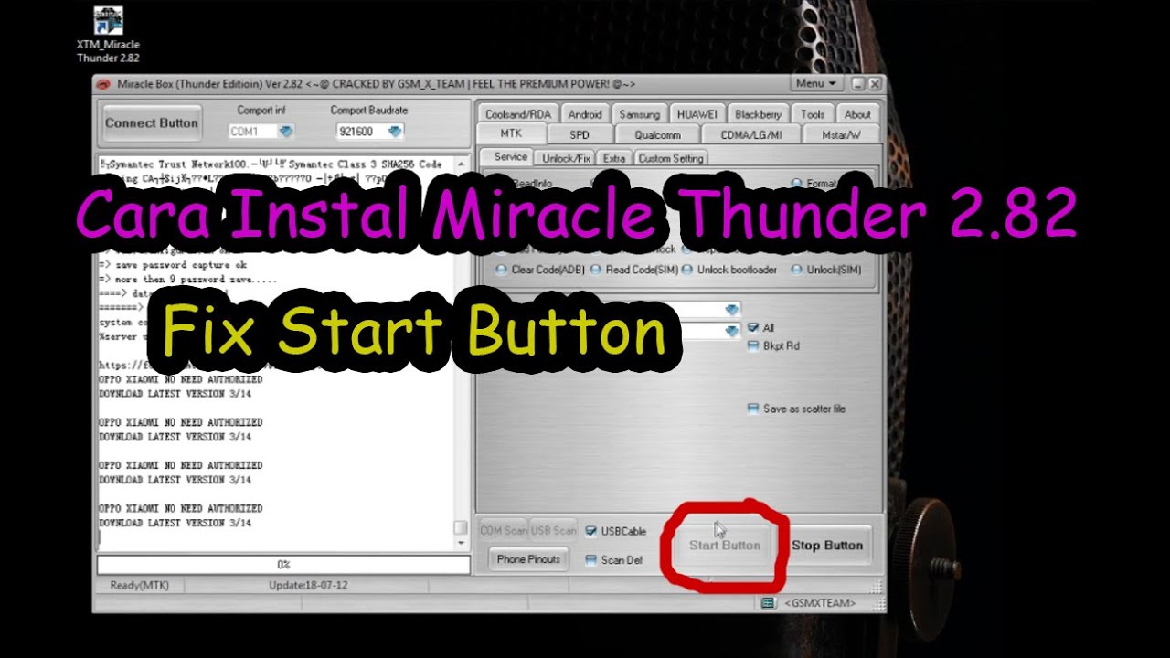 Cara Instal Miracle Thunder 2 82 Youtube