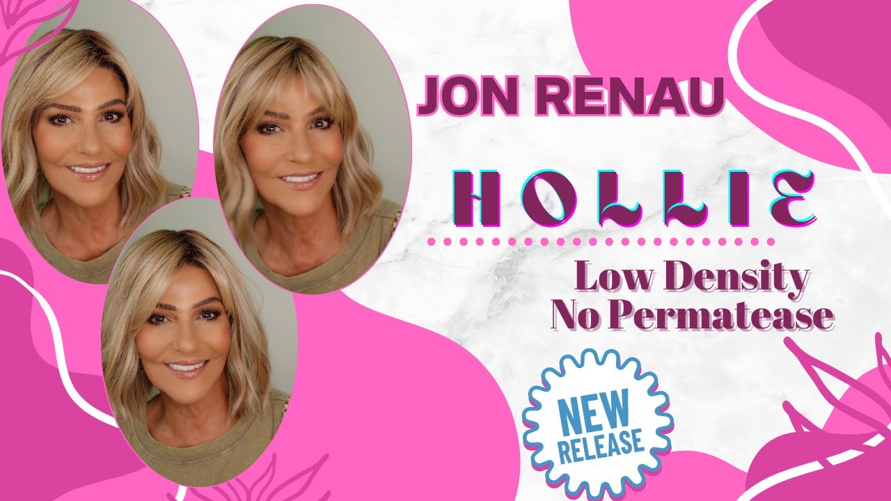 Jon Renau Hollie Wig Low Density No Permatease Bang Or No Bang