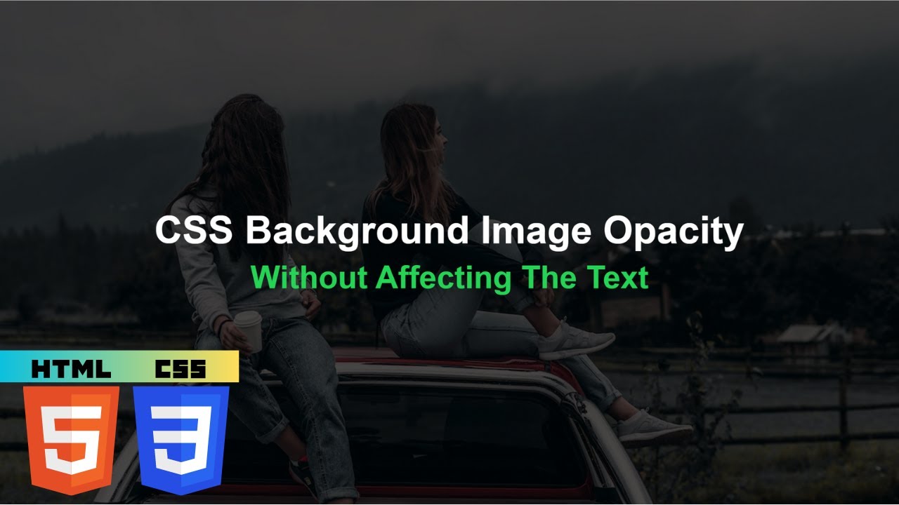 Optimize Background Image Opacity With Css