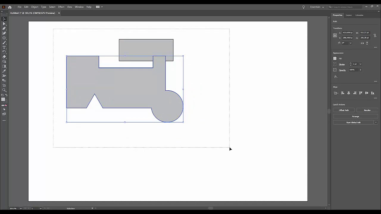 Shape Builder Tool In Adobe Illustrator Cc Jameskleckner977