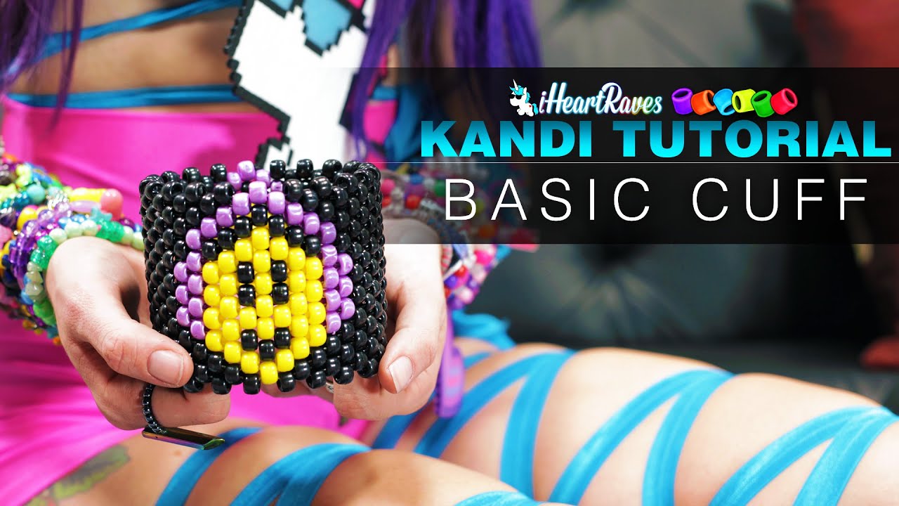Kandi Tutorial Basic Cuff Iheartraves Youtube