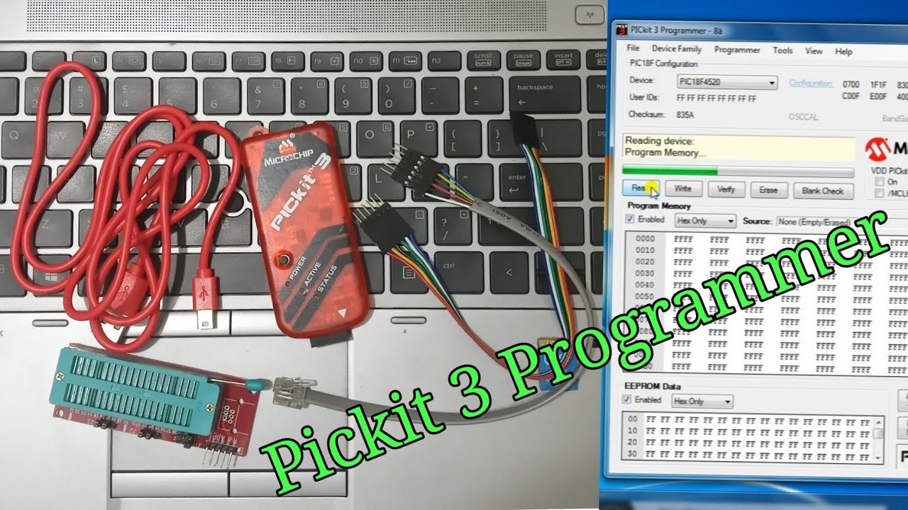 Pickit 3 Programmer Tutorial Eclickbd2079 Youtube