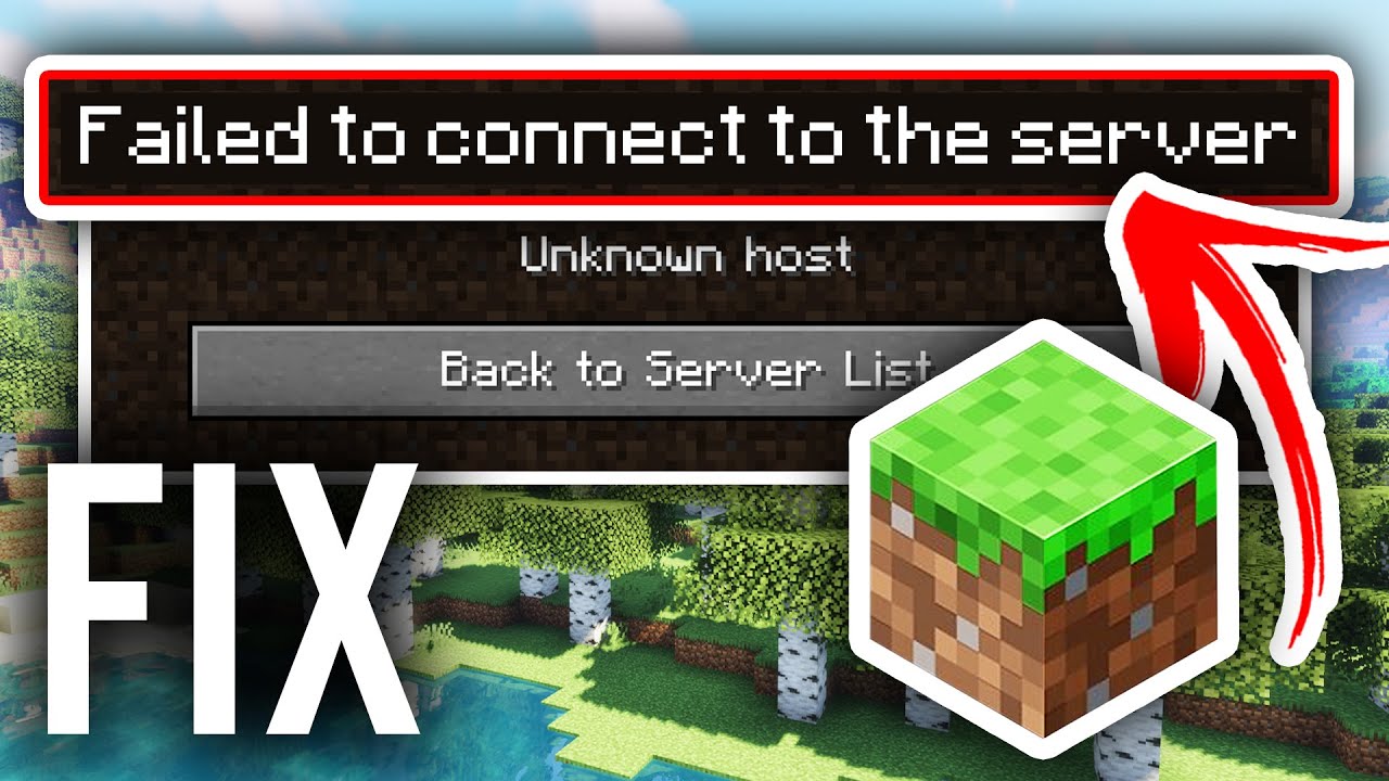 How To Fix Failed To Connect To The Server In Minecraft Fix Minecraft