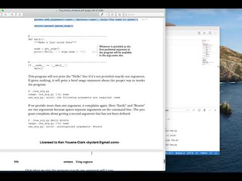Tiny Python Projects Appendix Argparse Pt 4 Examples Youtube