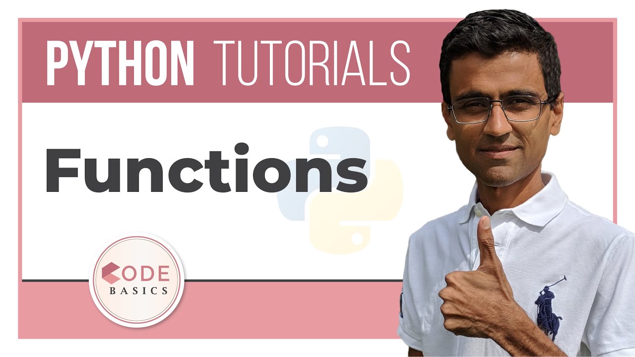 Python Tutorial 10 Functions Youtube