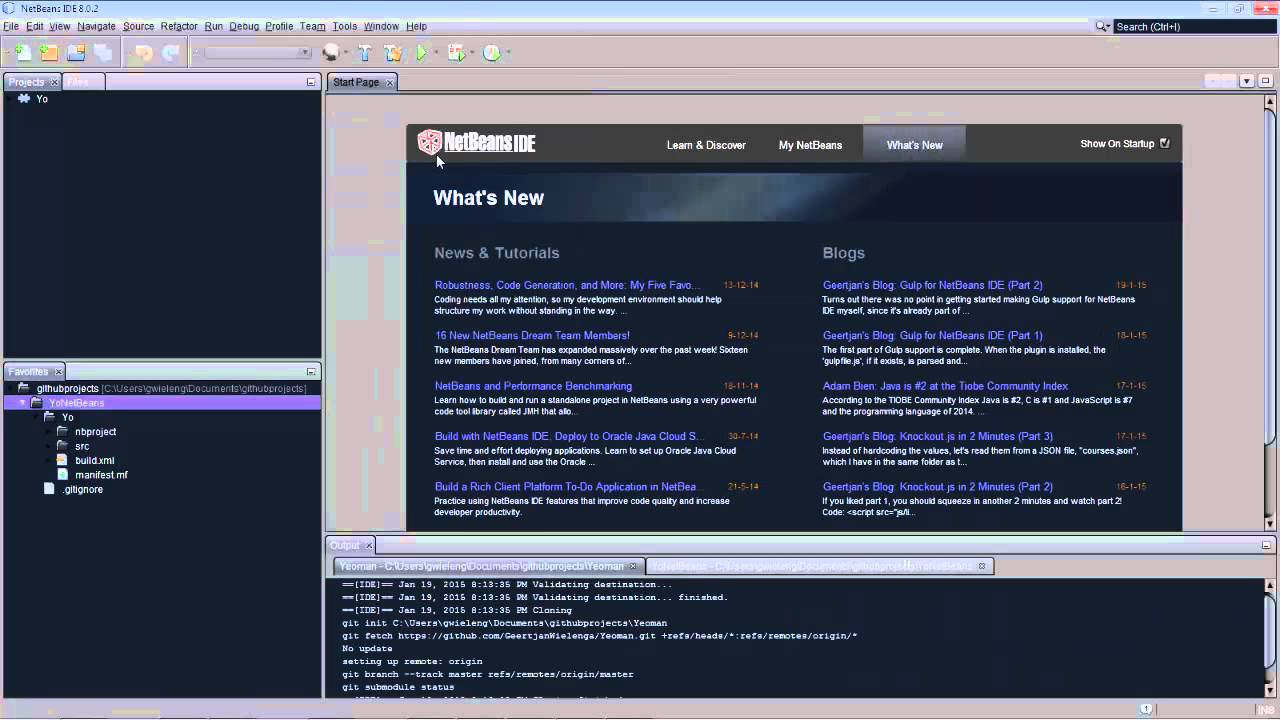 Using Github In Netbeans Ide Youtube