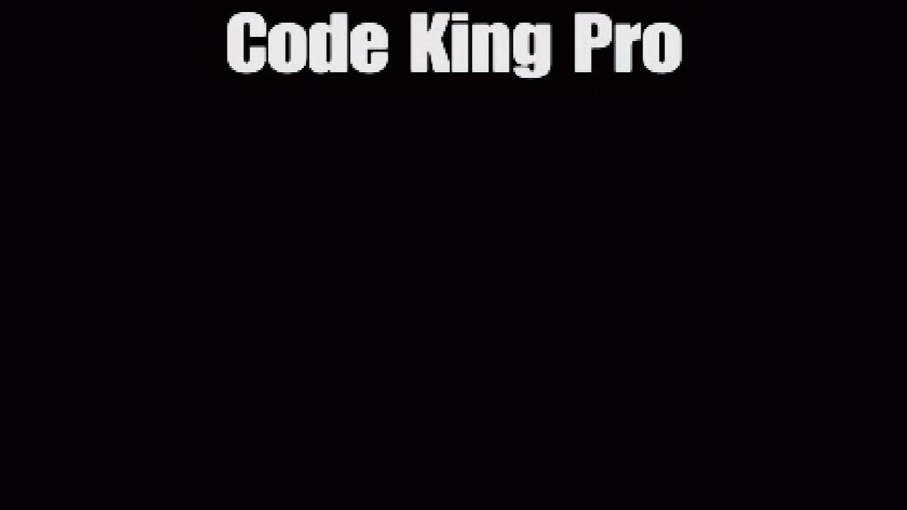 Codekingpro Youtube