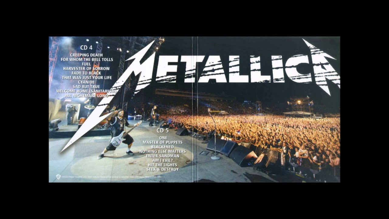 2 Metallica For Whom The Bell Tolls Big 4 Live Youtube Music