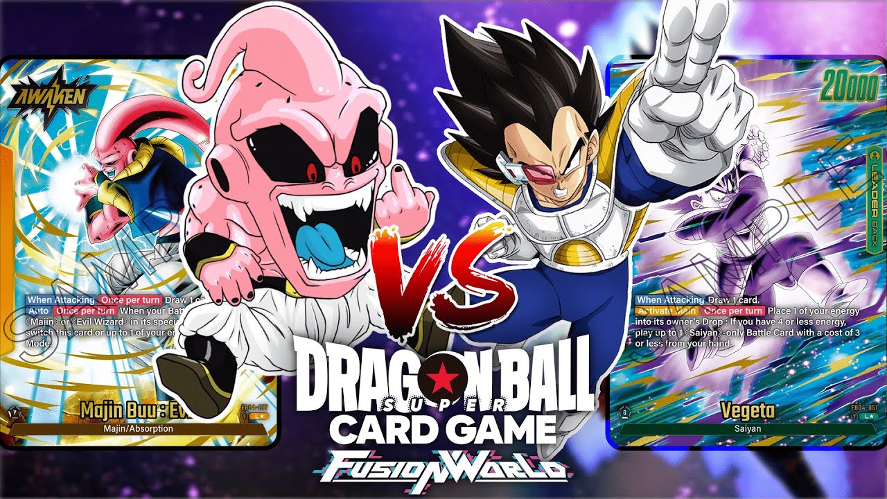 Majin Buu Evil Vs Vegeta Green 1 Gamepeplay Decklist Dragonball