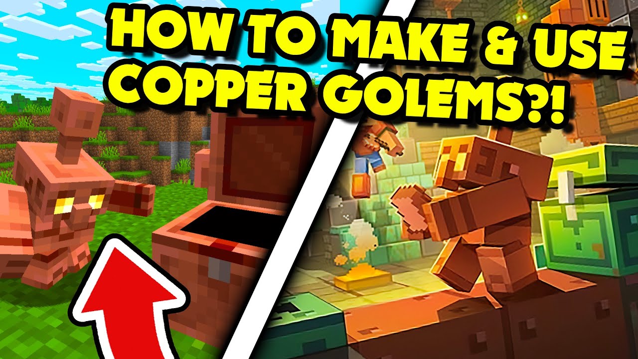 How To Make Use Copper Golems In Minecraft 1 21 10 Java Copper Age