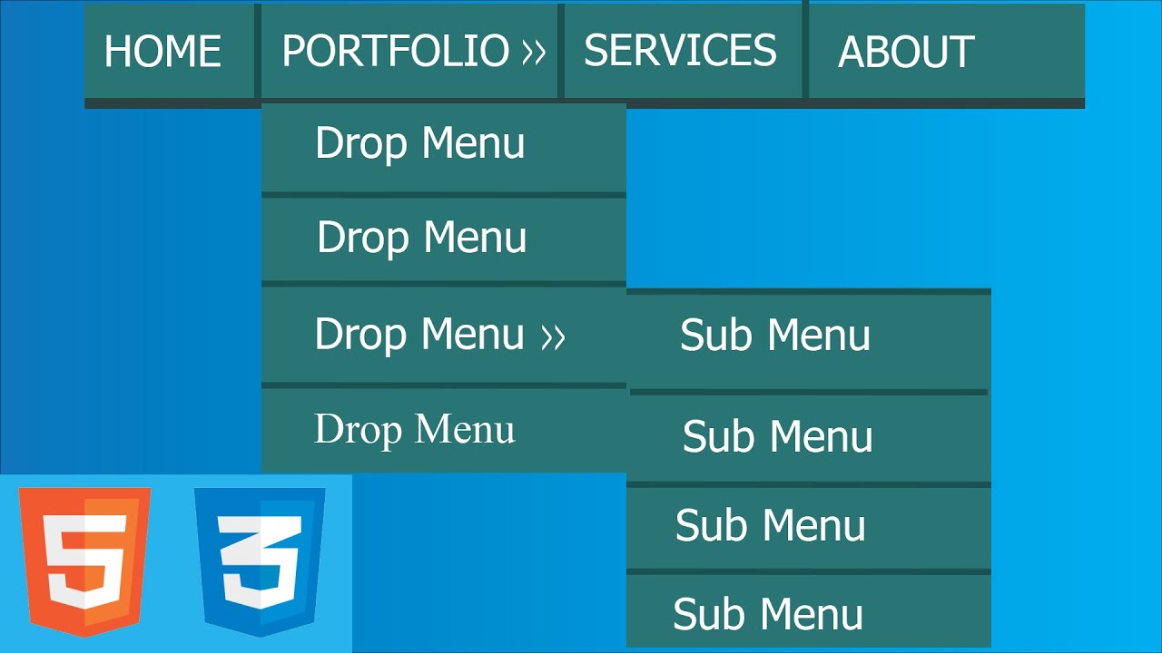 How To Create The Dropdown Menu Using Html Css And Javascript Bilarasa