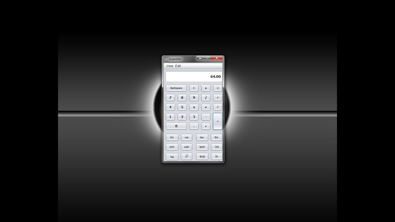 Calculator Using Java Swing Demo Source Code Deep Guider Youtube