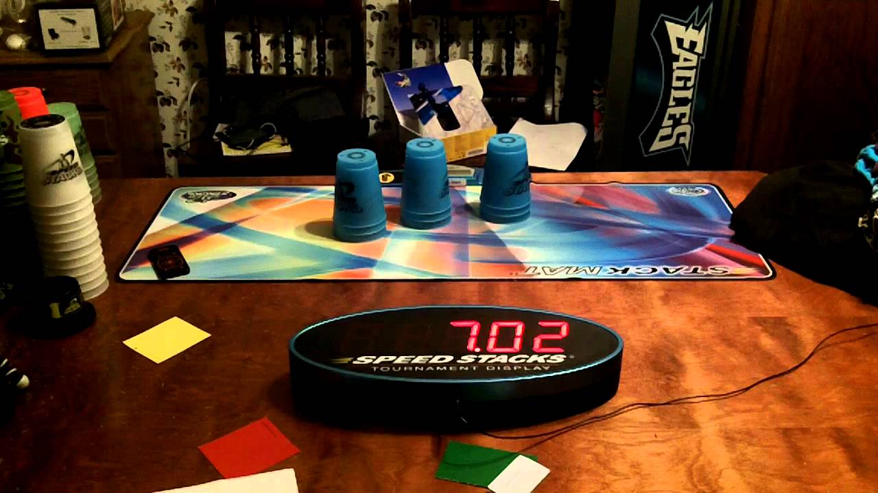 Speed Stacking New 9 Cycle Record Youtube