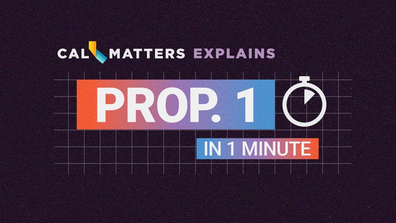 Prop 1 Explained California 2024 Election Youtube