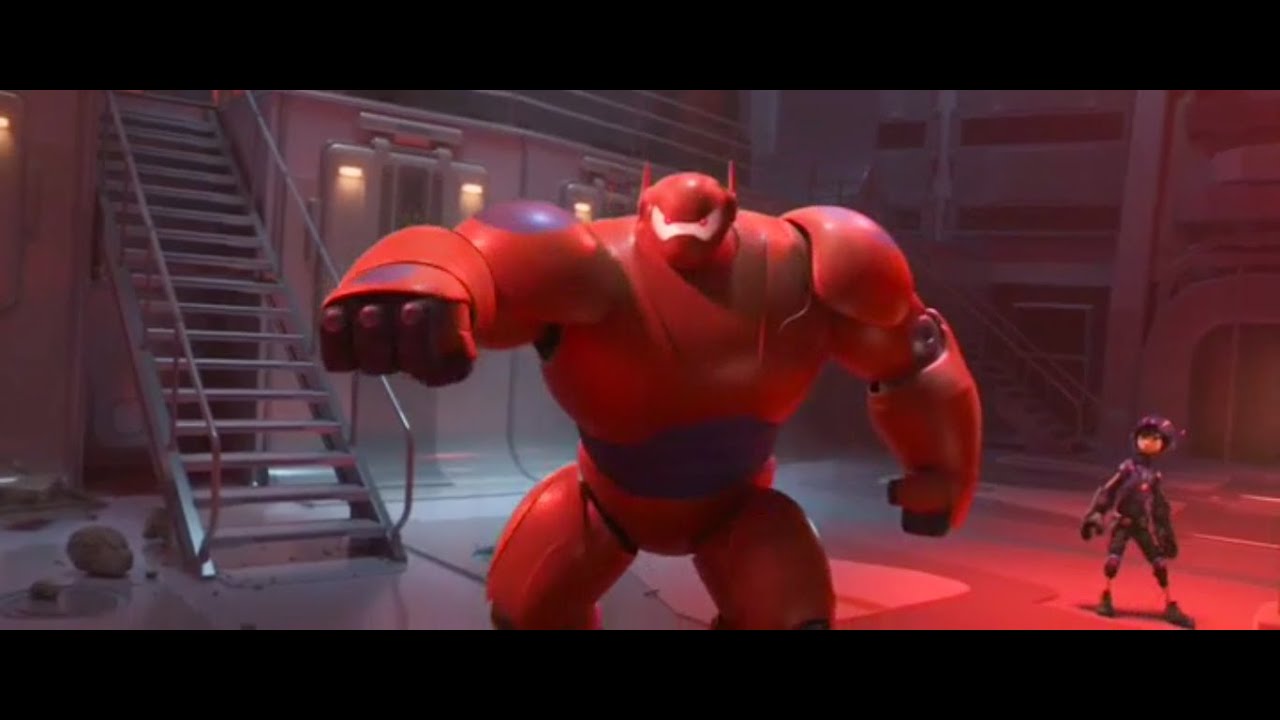 Big Hero 6 Baymax Destroy Him Movie Scene High Quality From