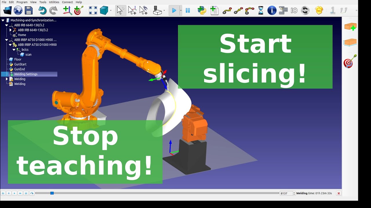 Weldslicer Automatic Robot Programming Multilayer Multipass Welding