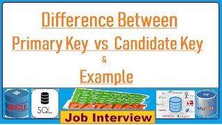 18 Difference Between Primary Key Vs Candidate Key Example Kumar Technical Tutorial Mp3 Music ...