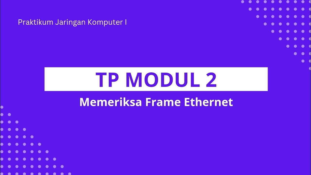 Tp Modul 2 Wireshark Youtube