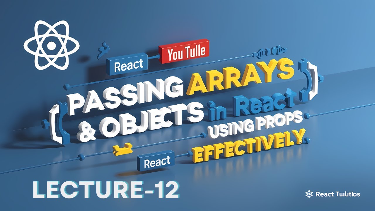 Passing Arrays Objects To Components Using Props In React Youtube