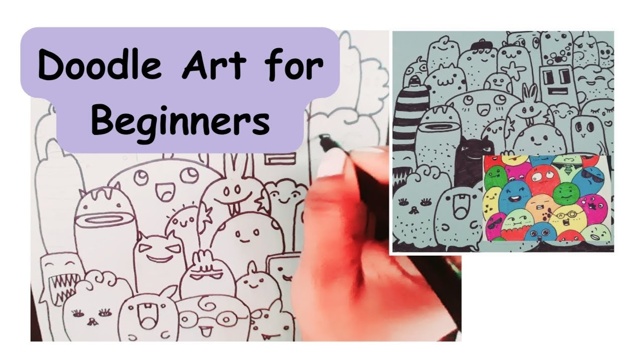Doodle Art For Beginners рџ њрџ јрџћёeasy Doodle Art Ideas Tutorial For