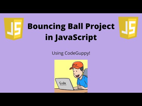 Bouncing Ball Project In Codeguppy Javascript Youtube