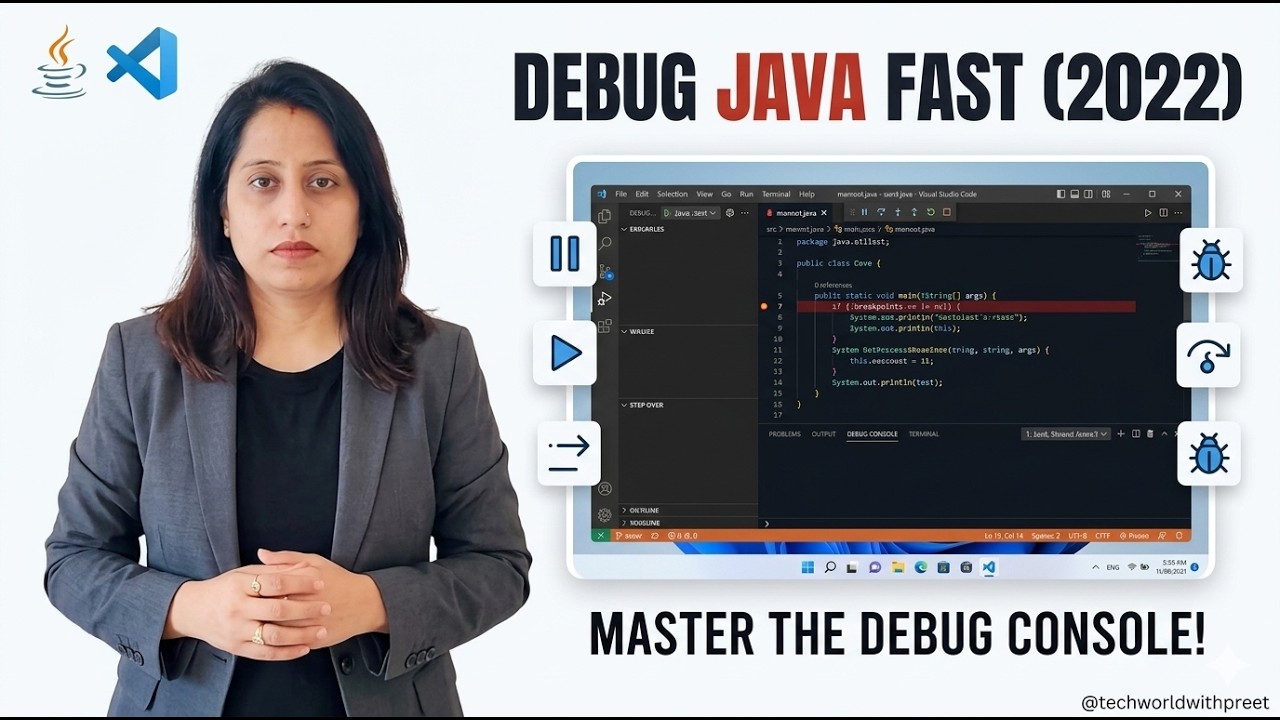 Java Debugging In Visual Studio Code 2022 How To Use Debug Console