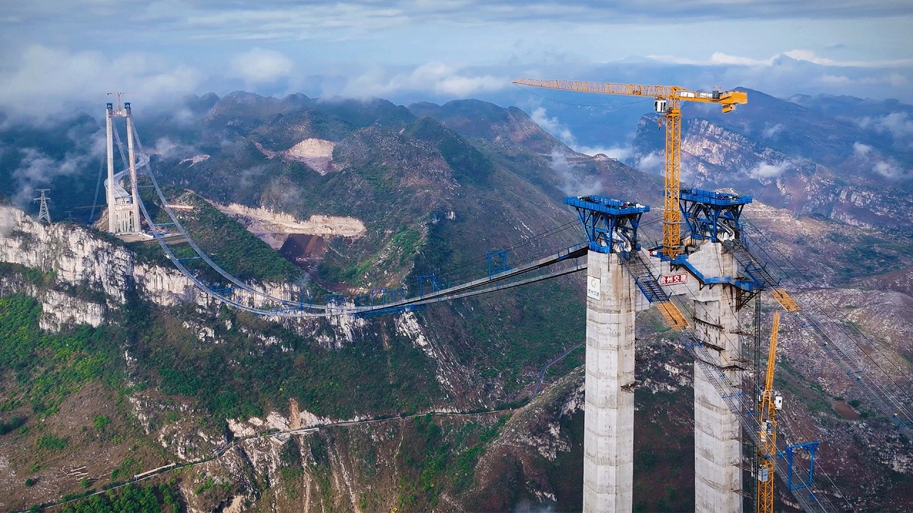 China Is Building The World S Highest Bridge Youtube
