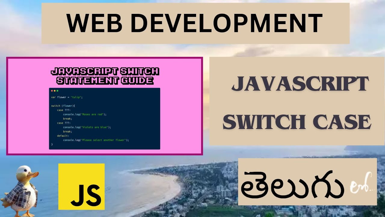 Web Development Javascript Switch Case Detail Explanation In Telugu